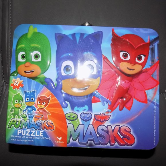 Nickelodeon | Toys | Pj Masks Lunch Box Tin With Handle Themed Puzzle ...